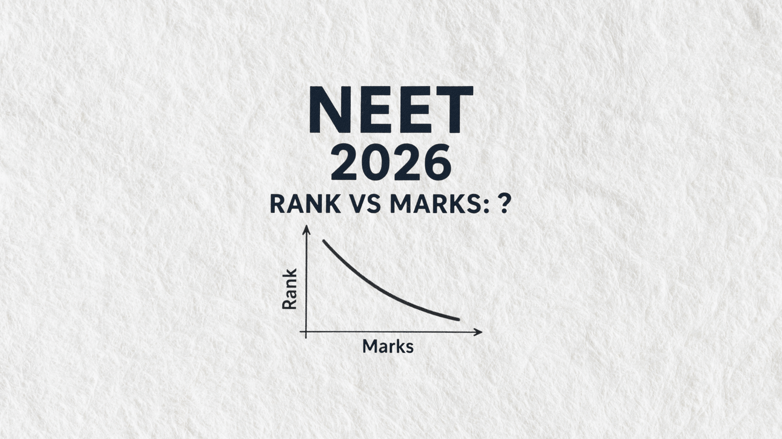 NEET 2026 Rank vs Marks : Expected Score for Govt MBBS Seats